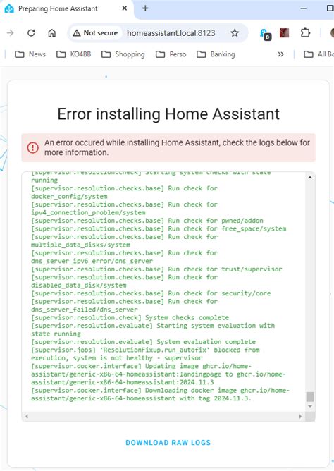 [solved ] Haos Is Installed And Running Locally But Remote Access Shows Errors Installation