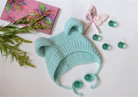 Чепчик для новорожденного спицами описание схемы вязания для начинающих