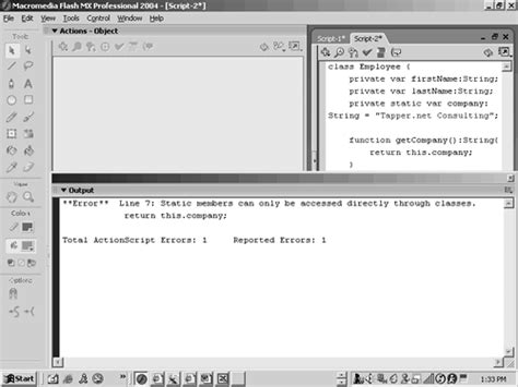 Static Properties Object Oriented Programming With Actionscript 20