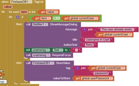 TagList Error Firebase Bugs And Other Issues MIT App Inventor Community
