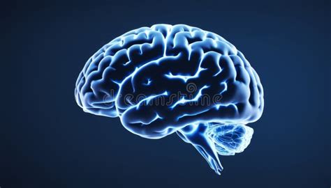 Exploring The Intricate Network Of The Human Brain Stock Illustration Illustration Of Blue