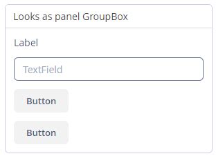 GroupBoxLayout Jmix Documentation