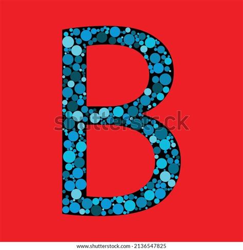Capital Letter B Vector Abstract Alphabet Stock Vector Royalty Free Shutterstock