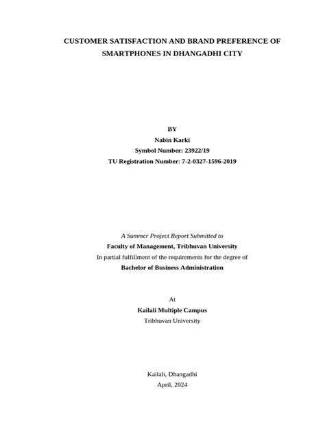 nabin karki summer project pdf survey methodology xiaomi