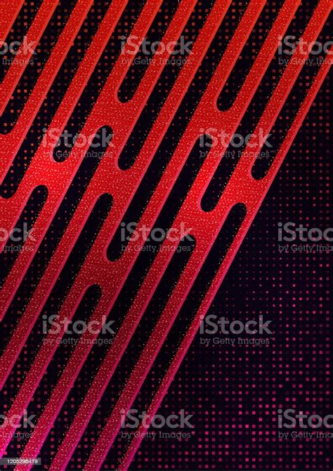 검은 색 배경에 추상 경사 기하학적 모양 줄무늬 하프 톤 사각형 밝은 그라데이션 작은 입자 표지 디자인 명함 전단지를위한 범용