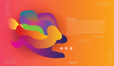 Moving Colorful Abstract Background Dynamic Effect Vector Illustration Minimal Design