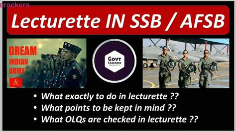 Lecturette Ssb Afsb Youtube