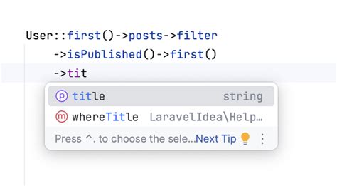 Helper Code Generated By Laravel Idea Makes Phpstorm Almost Fully