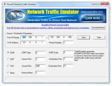 Download Nsasoft Network Traffic Emulator V1 7 9 Freeware Afterdawn