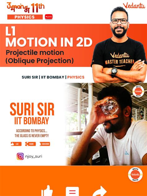 Projectilemotion Obliqueprojection L1 Surisir Pdf