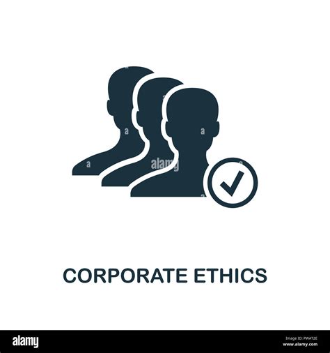 Corporate Ethics Icon Monochrome Style Design From Business Ethics Collection Ux And Ui Pixel