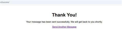 Contact Form With Django And Sqlite