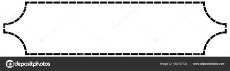 Dashed Line Border Frame Vector Element Stock Vector By ©vectorguy