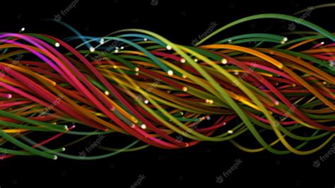 premium photo 3d rendering of a colorful abstract background of