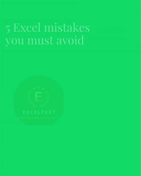 Ca Diivya Natth On Linkedin Mistakes Exceltips Excel Exceltraining