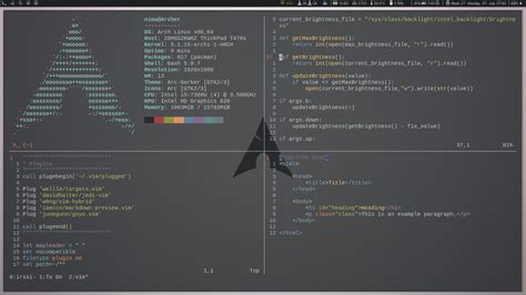[i3 gaps] [tmux] [vim] i live here r unixporn