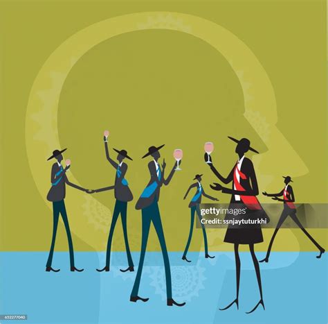 Business Party High Res Vector Graphic Getty Images