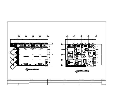 First and Second Floor Plan - PDFCOFFEE.COM