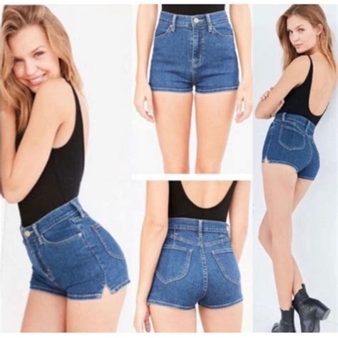 Bdg Shorts Bdg Urban Outfitters Pin Up Super High Rise Denim Daisy