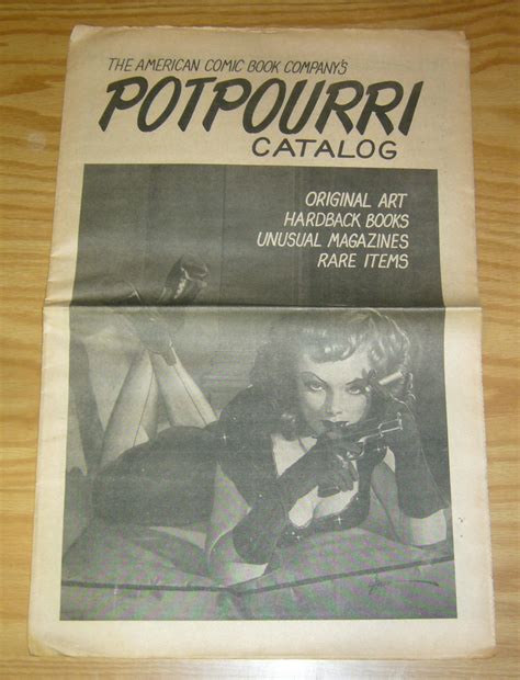 American Comic Book Companys Potpourri Catalogue Vg George Gross Cover Comic Collectibles