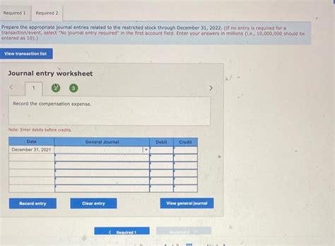 Solved Exercise 19 1 Algo Restricted Stock Award Plan