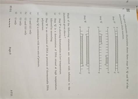 The Given Schematic Illustration Shows Three Steps P Q And R