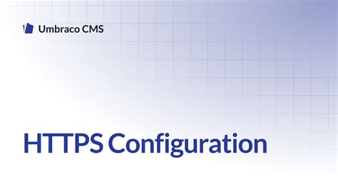 Configuration Umbraco Cms