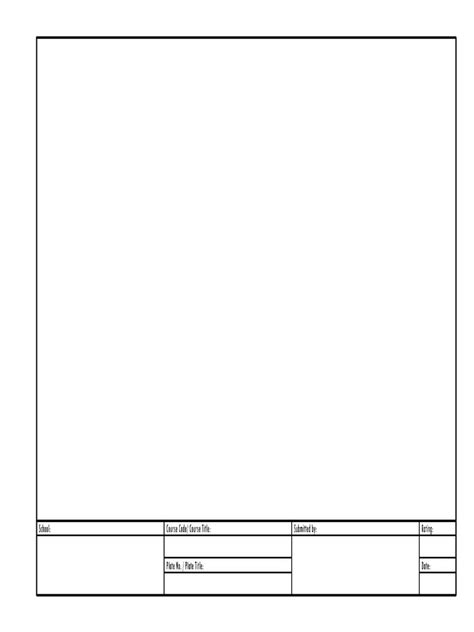 Title Block And Border Template Pdf Pdf