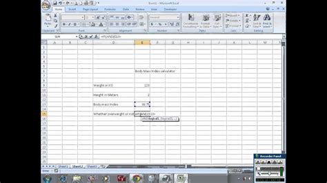 Calculate Bmi Excel At Tarah Gordon Blog