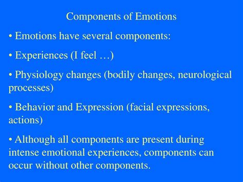 Ppt Psy100 Emotion Lecture Emotion Overview Of Theories Emotion And Happiness Are There Sex