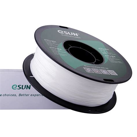 TPU A95 White – 1.75mm, 1kg – 3D Lageret