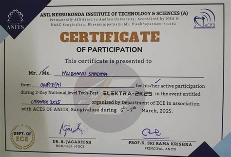 Utkarshhackathon Anits Hackathon Tech Innovation Venkata Bhanu Sandhya Mutyala