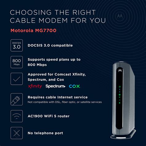 Comcast Modem Router Combo