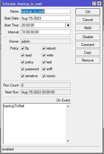 Mikrotik Backup Konfiguracji Just Another It Guy
