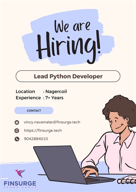 Vincy Nm On Linkedin Pythonlead Pythondeveloper Jobopenings