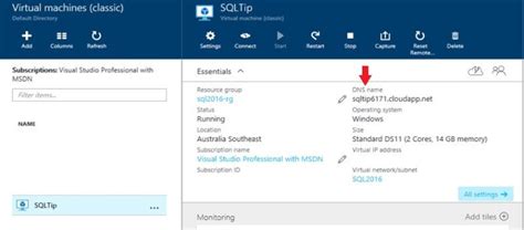 Access Sql Server Instance On Azure Vm Using Local Copy Of Ssms