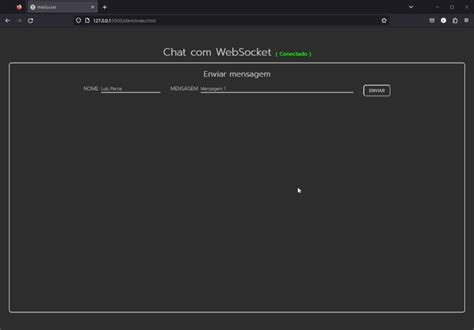 Javascript Nodejs Websocket Chat Luís Henrique Perna