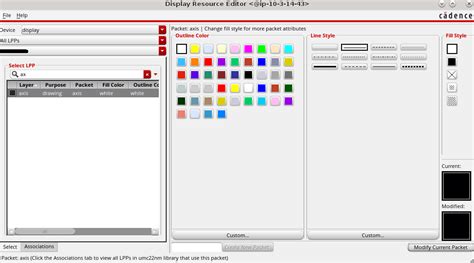 Display Resource Editor Different Colors For Schematic And Layout Axis Custom Ic Design