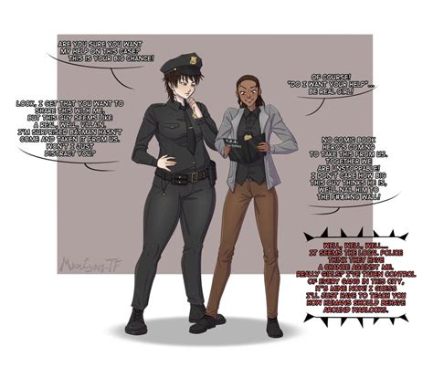 Rule 34 2girls Female Fully Clothed Maxtyan Tf Police Uniform Policewoman Pre Transformation