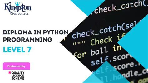 Online Level 7 Diploma In Python Programming Beginner To Expert Qls