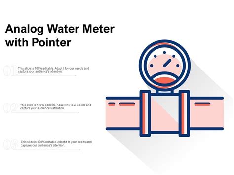 Analog Water Meter With Pointer Powerpoint Slide Templates Download
