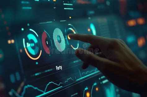 Digital Presentation Of Financial Data Visualizations With Graphs And