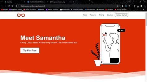 How I Created A Responsive Landing Page With Html Css And Javascript R Reena Madhu Sriya