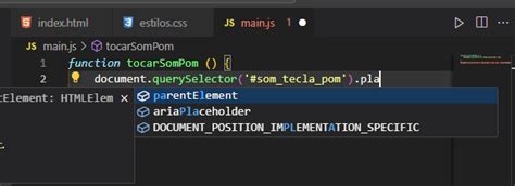 [dúvida] vscode não completa ações do js vscode aprendendo dicas e