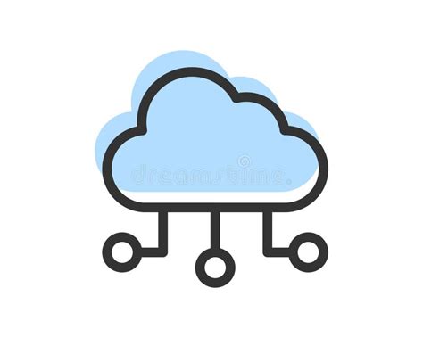 Cloud Storage And Data Transfer Vector Icon Computing Service And