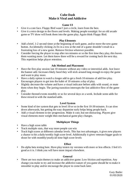 Mobile Game Design And Production Freelancer