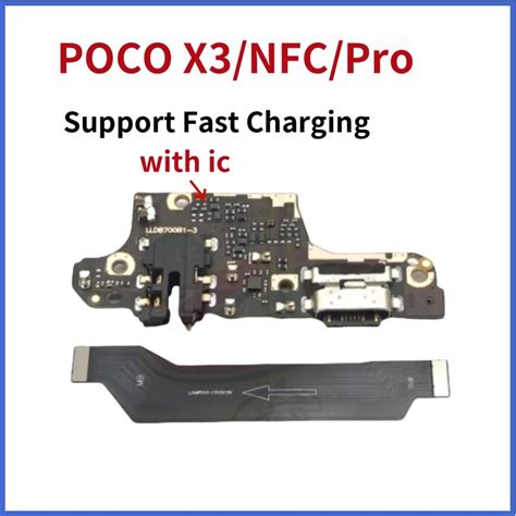 Charging Board Port For Xiaomi Poco X Nfc Pro Mainborad Flex Shopee Philippines