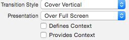 Objective C IOS Modal ViewController With Transparent Background