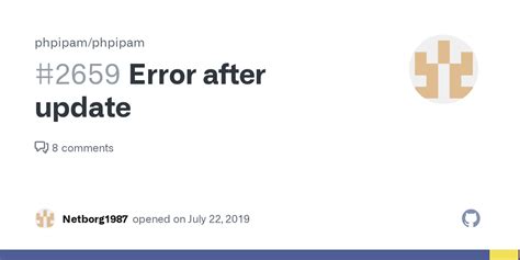 Error After Update · Issue 2659 · Phpipamphpipam · Github