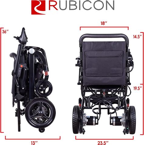 Rubicon Dx07 Foldable Electric Wheelchair User Manual